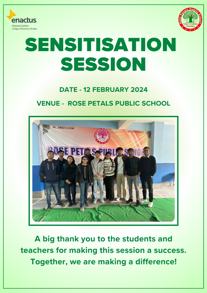 Sensitisation session – Shaheed Sukhdev College of Business Studies